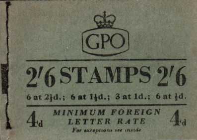 British Stamps | Browse Stamps | Booklets | QE II Stitched Pre Decimal ...