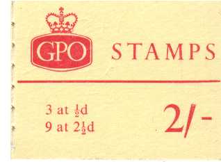 British Stamps | Browse Stamps | Booklets | QE II Stitched Pre Decimal ...